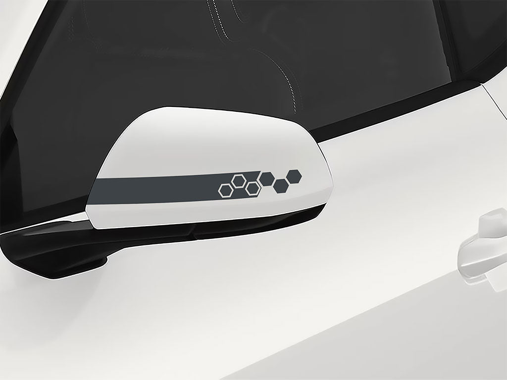 3M™ Hexagon Side View Mirror Sticker | Wing Mirror Graphic – Rvinyl