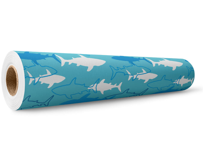 Rwraps™ Abstract Sharks Sharks and Rays Vinyl Wrap | Print Car Wrap ...