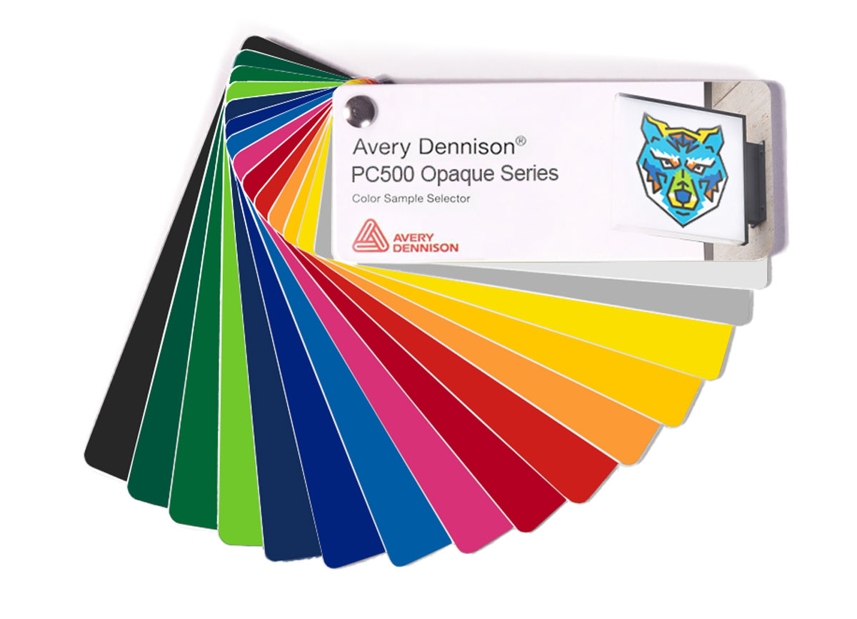 Avery Dennison™ PC500 Promotional Calendered Film Series Sample ...