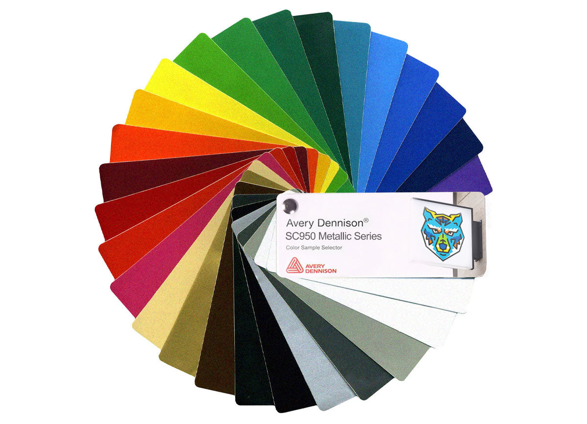 Avery Dennison™ SC950 Metallic Vinyl Film Sample Swatches – Rvinyl