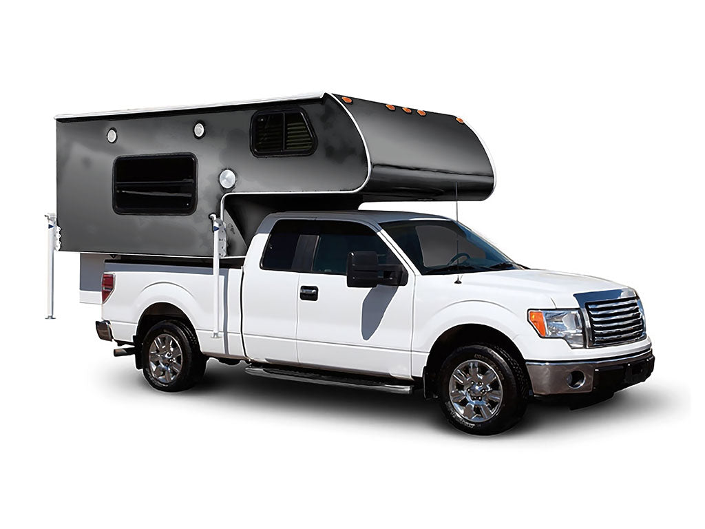 Avery Dennison™ SF 100 Black Chrome Truck Camper Wraps | Slide-In ...