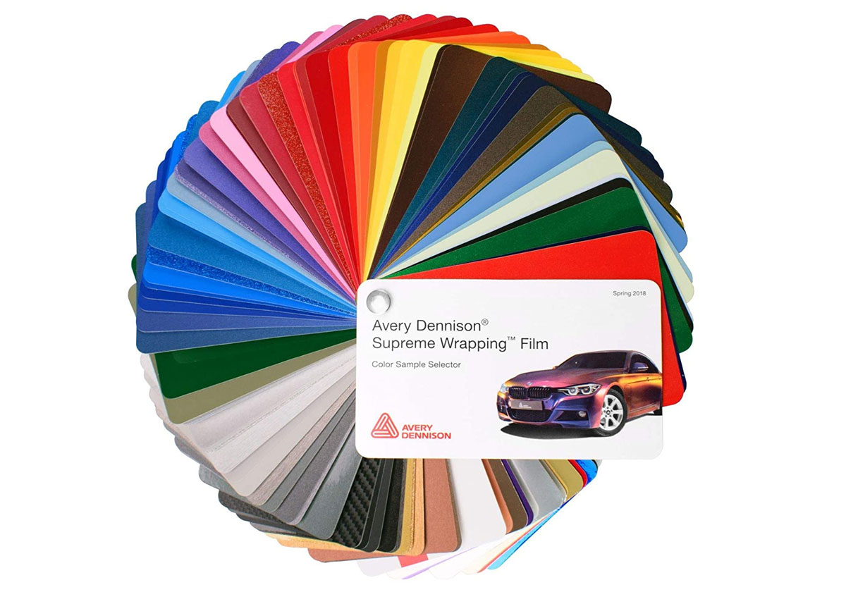 Wrap Film Sample Swatches | 3M | Avery Dennison | Oracal | Rwraps – Rvinyl