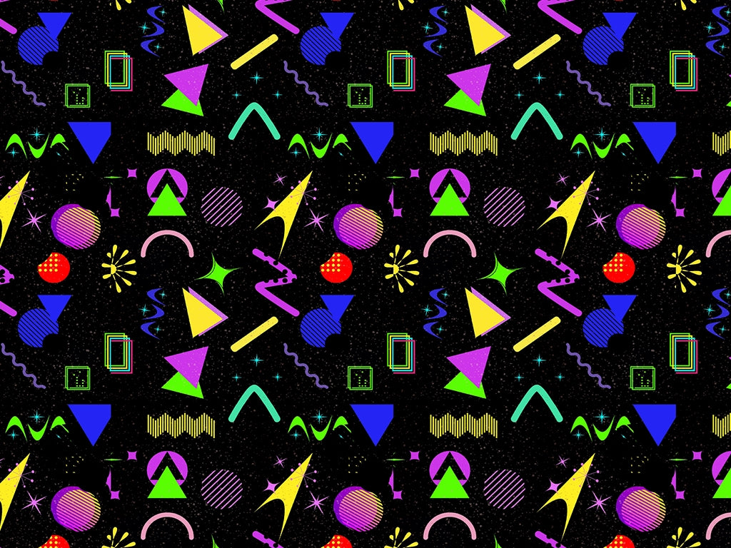 Rwraps™ Big Zap 80s Retro Vinyl Wrap | Retro Print Car Wrap Film – Rvinyl