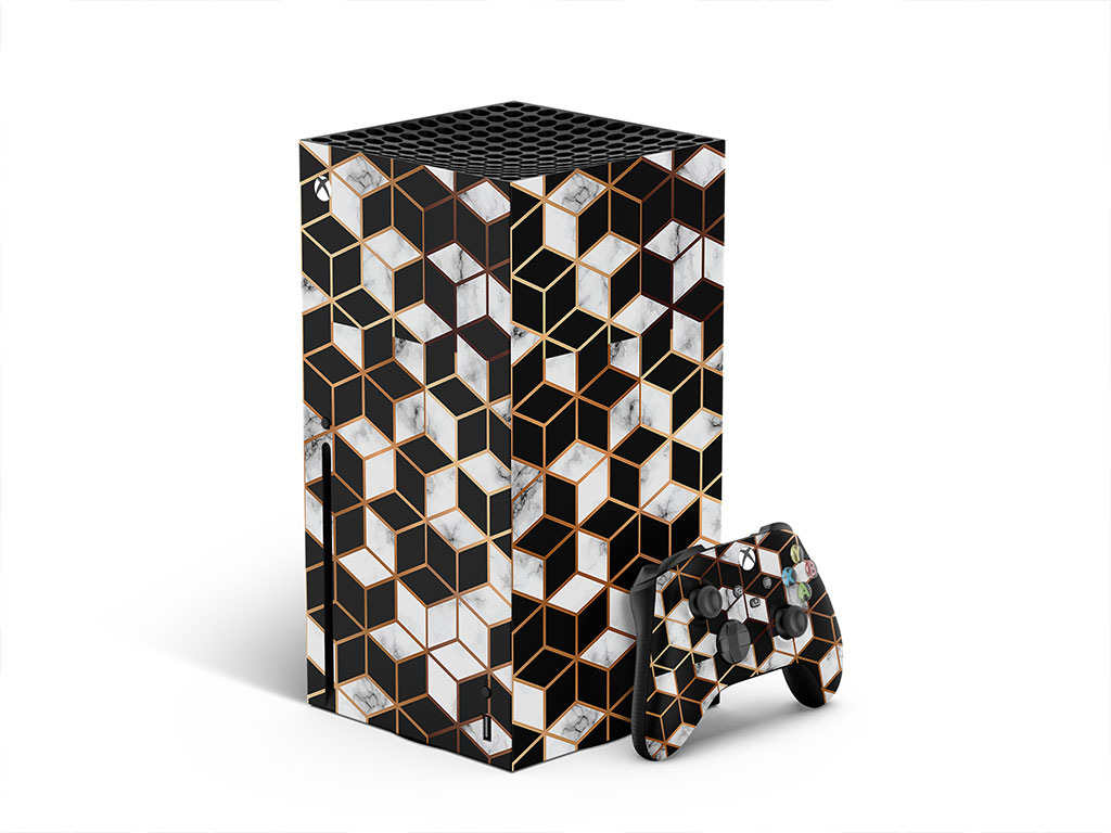 Rcraft™ Black Cubes Marble Tile Craft Vinyl | Tile Craft Sheets & Rolls ...