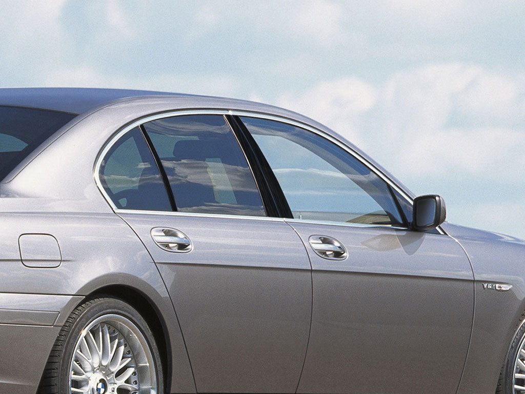 BMW 7-Series 1995-2001 Brushed Black Pillar Post Cover | DIY Black ...