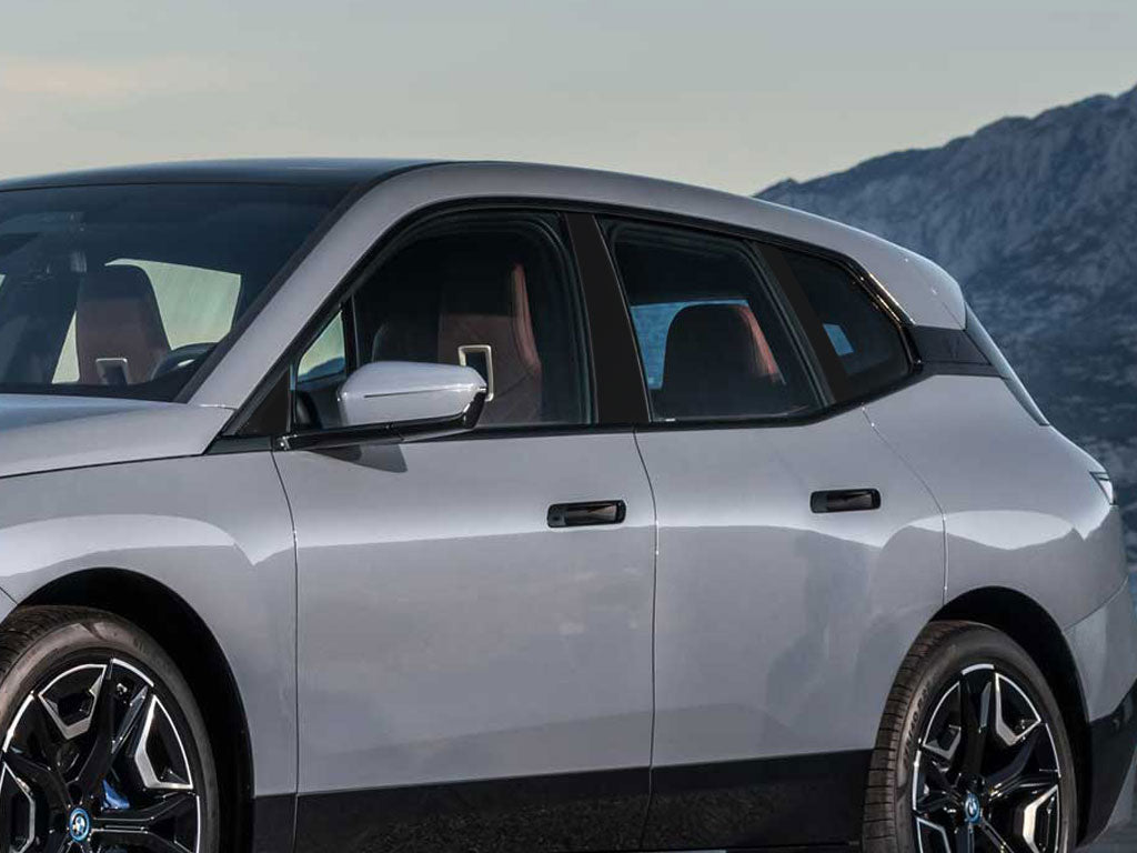 BMW iX 2022-2024 Matte Back Pillar Post Cover | DIY Flat Black Door ...