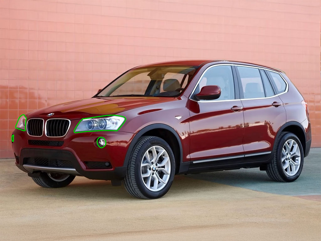 Rshield™ BMW X3 2011-2014 Headlight Protection Kits | Protective Kits ...