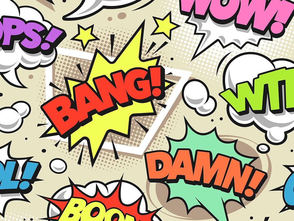 Rwraps™ Boom Pow Gaming Vinyl Wrap | Gaming Print Car Wrap Film – Rvinyl