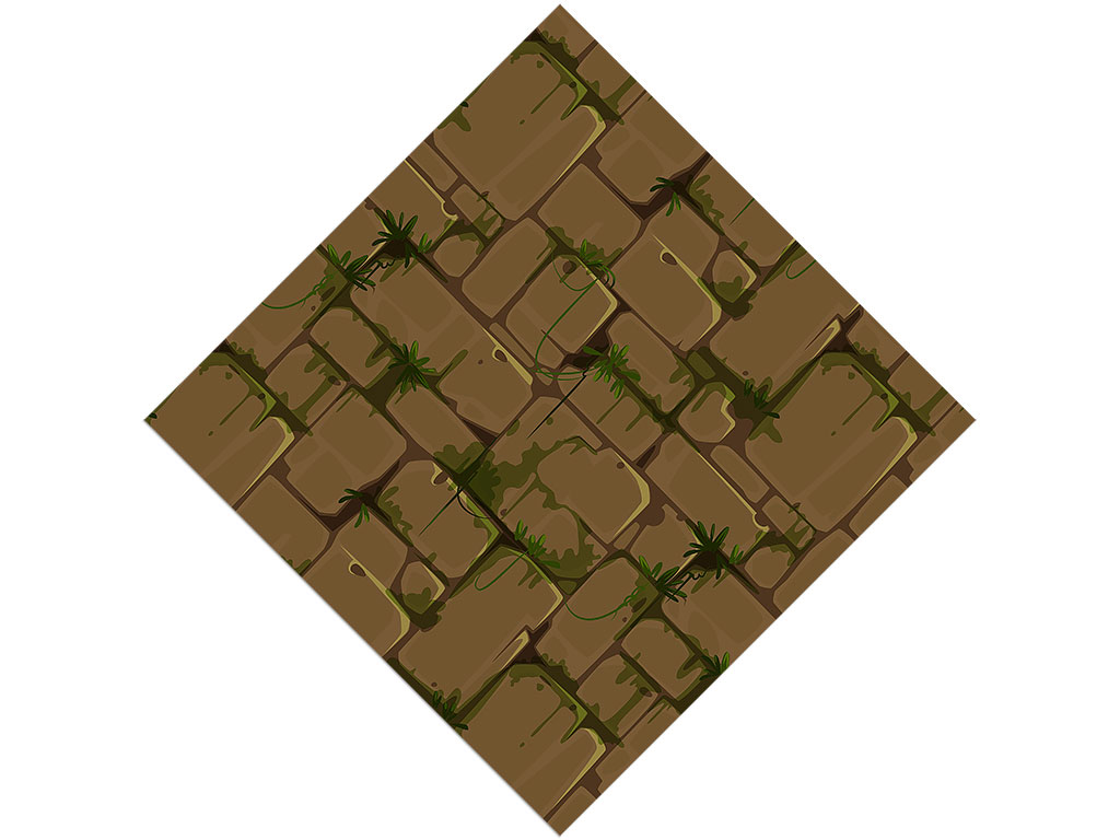 Rcraft™ Brown Mossy Ashlar Brick Craft Vinyl | Brick Craft Sheets ...