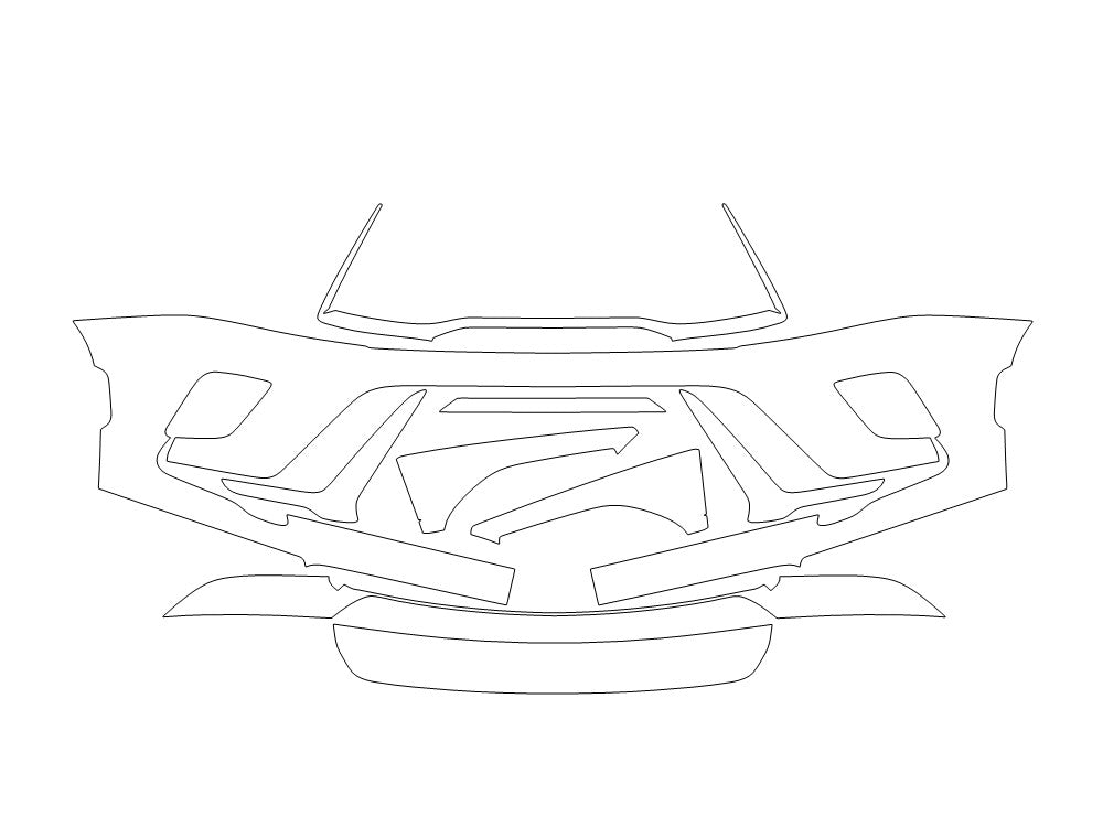 Avery Dennison™ Buick Enclave 2025-2025 Bumper Precut PPF | Clear Bra ...