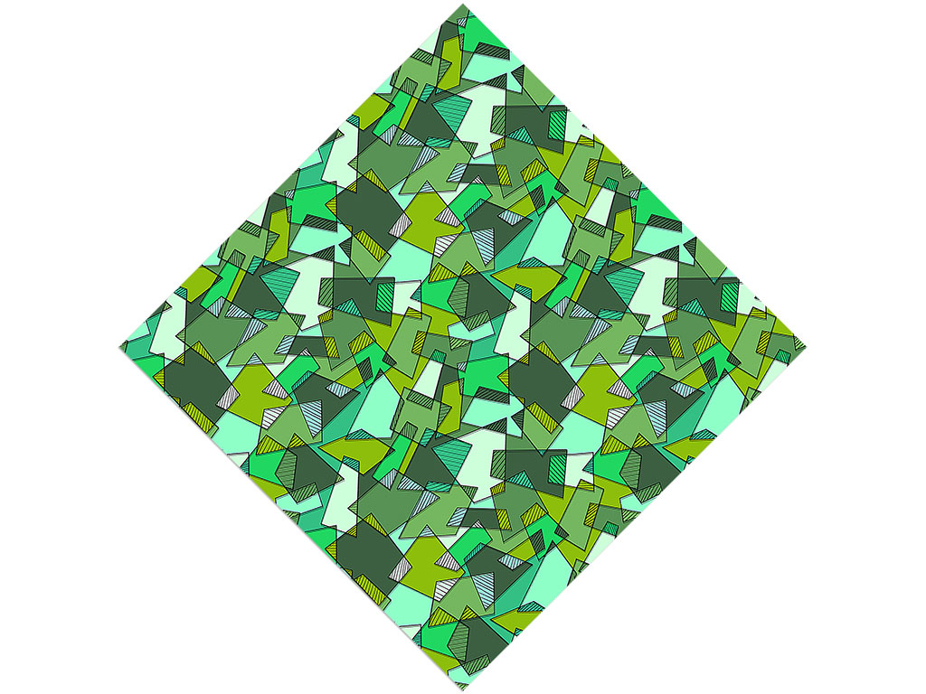 Rcraft™ Castleton Cubes Green Mosaic Craft Vinyl | Mosaic Craft Sheets ...