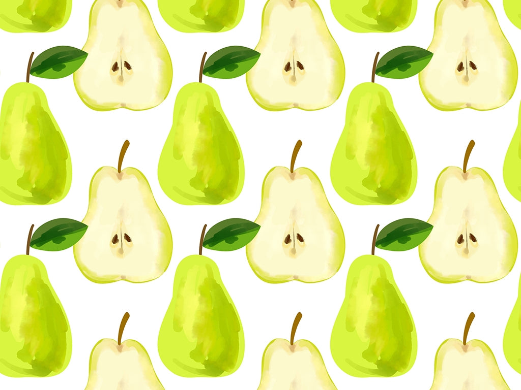 Rwraps™ Chartreuse Hood Pear Vinyl Wrap | Fruit Print Car Wrap Film ...