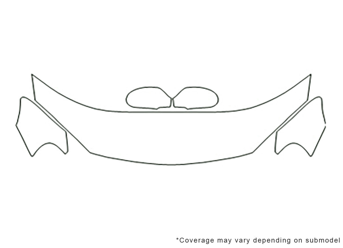 Avery Dennison™ Chrysler Sebring 2001-2006 Hood Precut PPF | Clear Bra ...