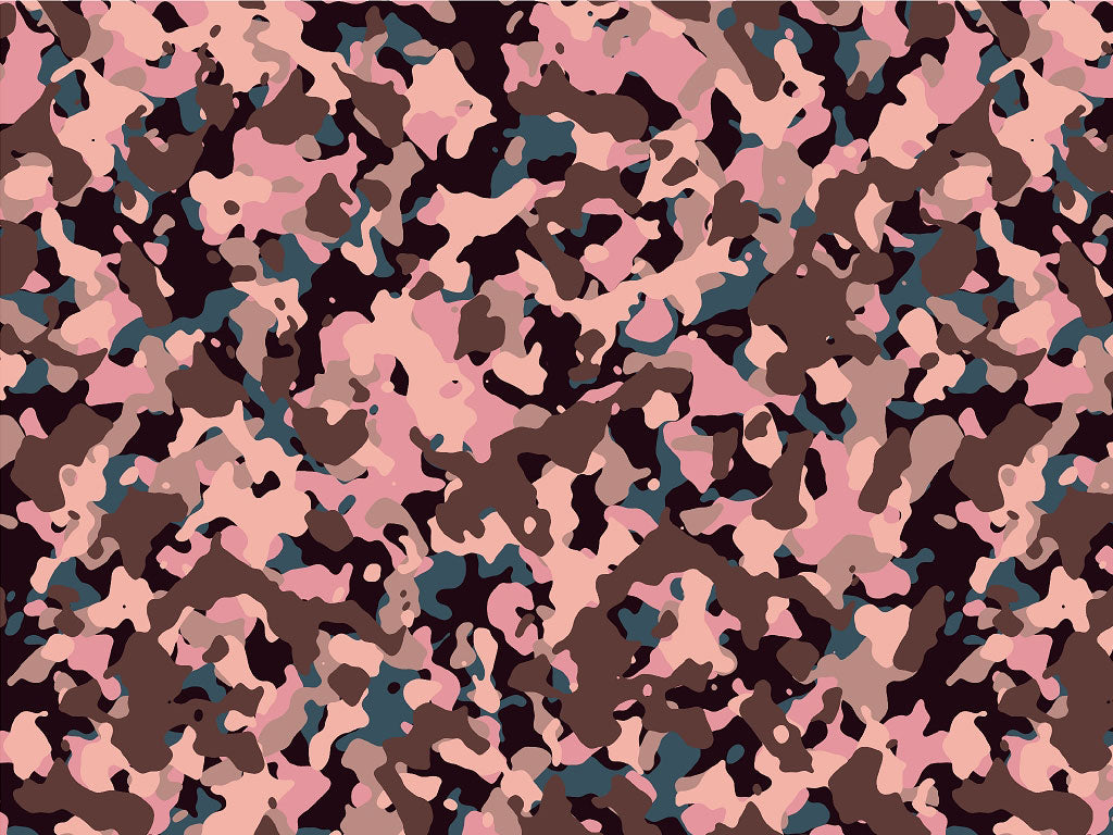 Rwraps™ Crepe Multicam Pink Camouflage Vinyl Wrap | Camo Print Car Wrap ...