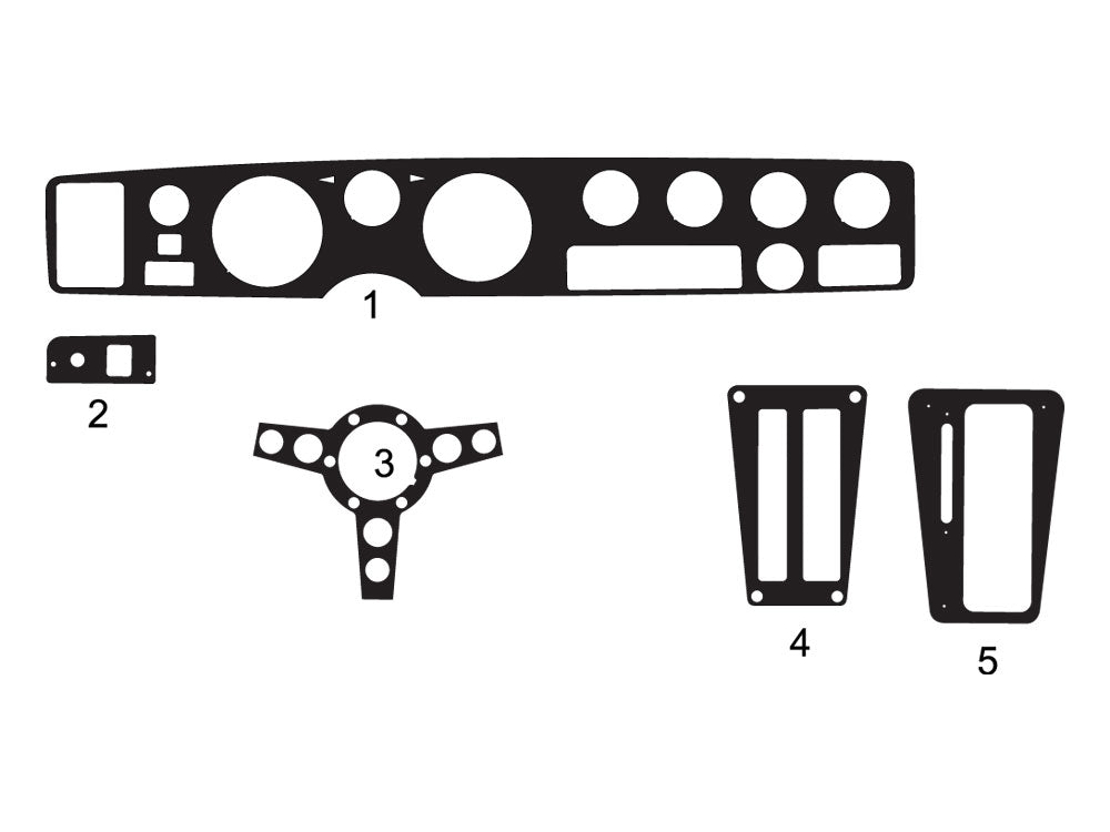 Pontiac Firebird 1971-1981 Dash Kits | DIY Dash Trim Kit – Rvinyl