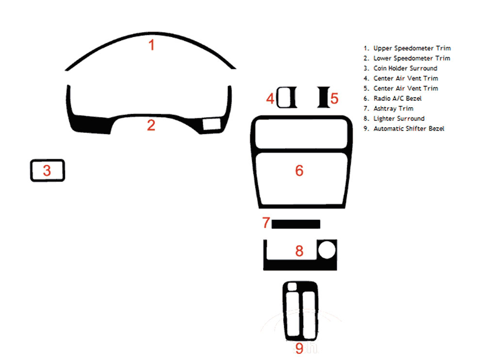 Toyota Tercel 1995-1998 Dash Kits | DIY Dash Trim Kit – Rvinyl