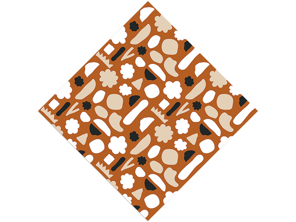 Rcraft™ Dooby Doo Orange Abstract Craft Vinyl | Abstract Craft Sheets ...