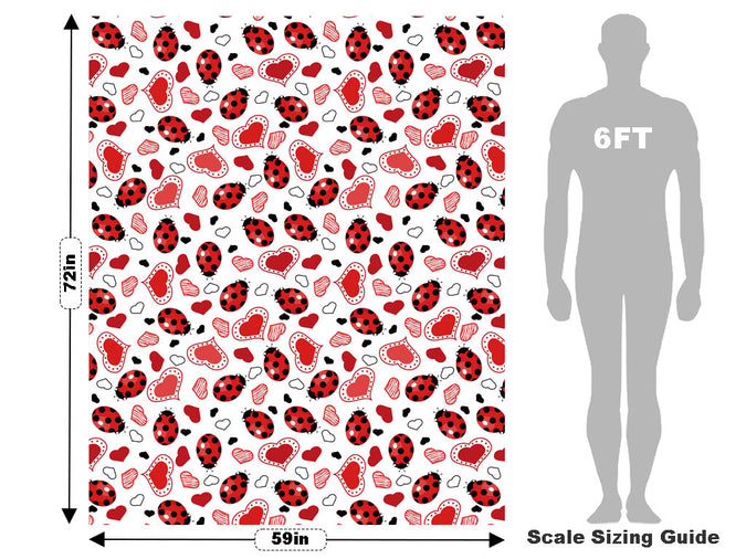 Rwraps™ First Love Ladybug Vinyl Wrap | Bug Print Car Wrap Film – Rvinyl
