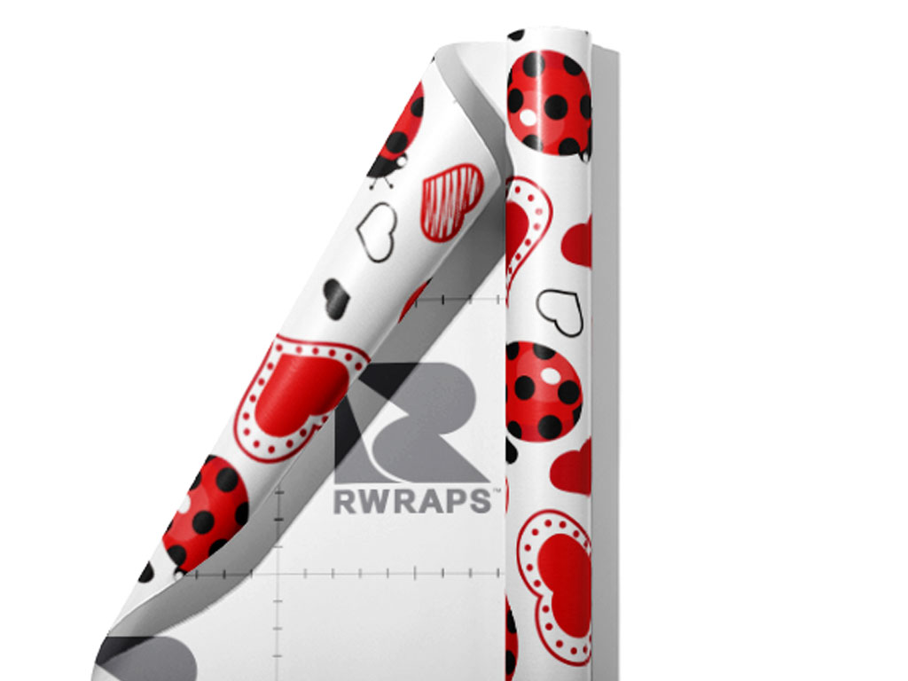 Rwraps™ First Love Ladybug Vinyl Wrap | Bug Print Car Wrap Film – Rvinyl