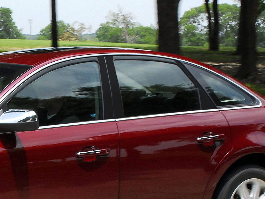 Ford Taurus 2008-2009 Matte Back Pillar Post Cover | DIY Flat Black ...