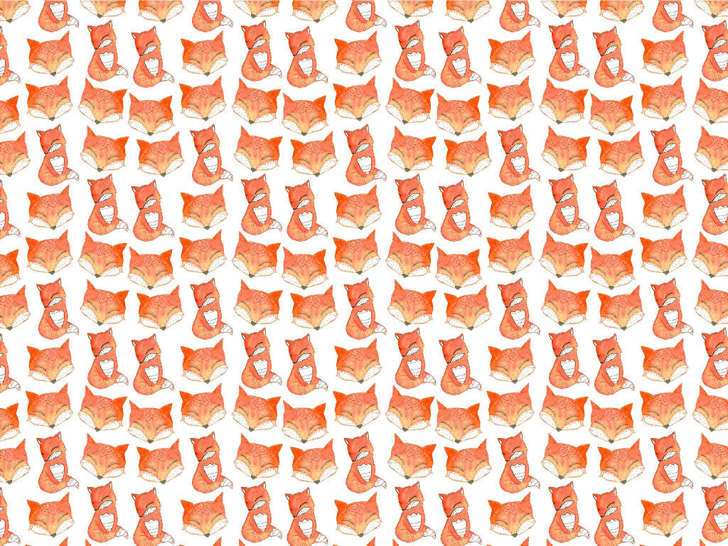 Rwraps™ Foxy Frenzy Foxes Vinyl Wrap | Animal Print Car Wrap Film – Rvinyl