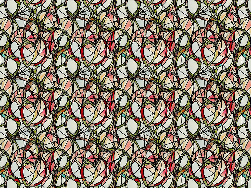 Rwraps™ Fungal Growth Stained Glass Vinyl Wrap | Stained Glass Print ...