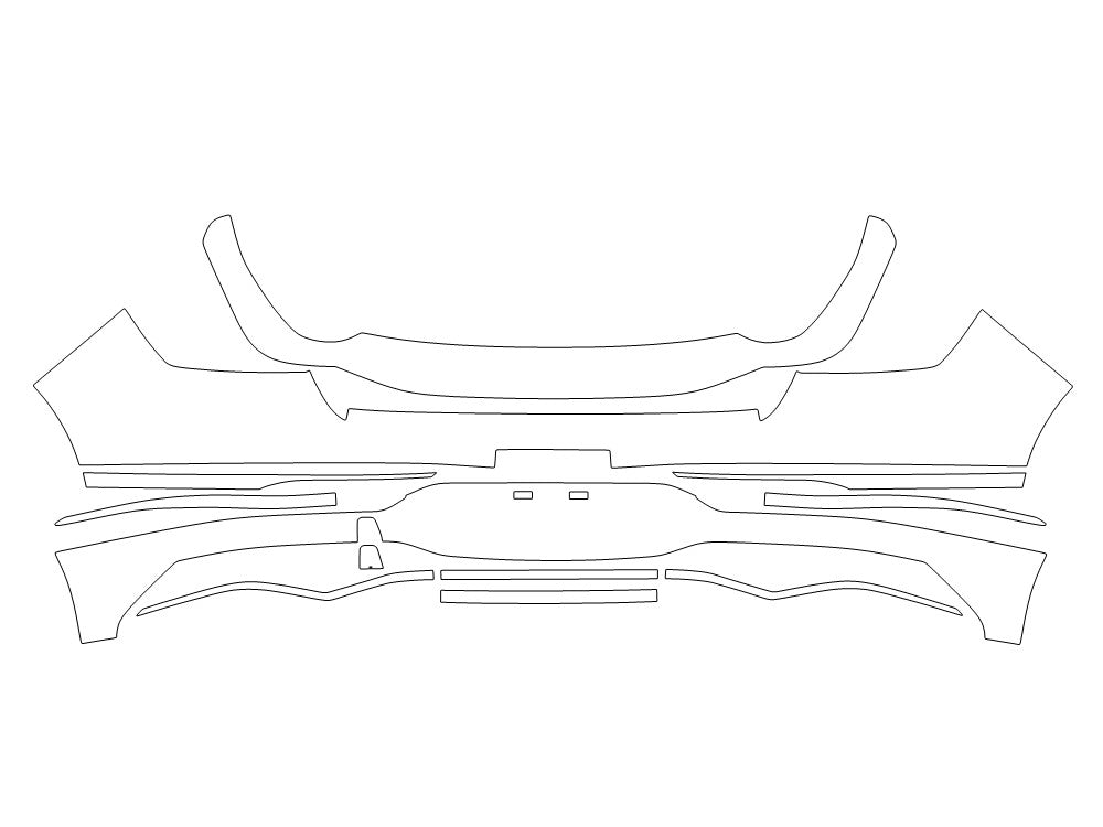 3M™ Genesis GV80 2020-2025 Rear Bumper Precut PPF | Clear Bra PPF – Rvinyl