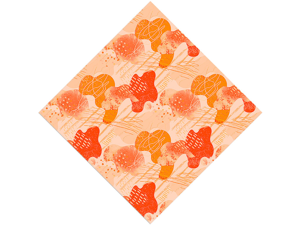 Rcraft™ Get Ready Orange Watercolor Craft Vinyl | Watercolor Craft ...