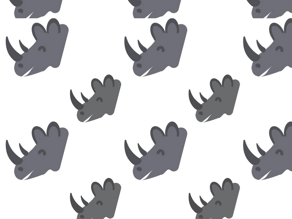 Rwraps™ Gore Fest Rhinoceroses Vinyl Wrap | Animal Print Car Wrap Film ...