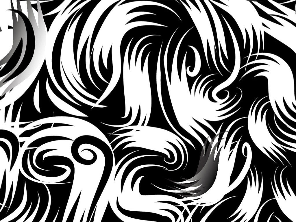 Rwraps™ Hairy Ape Monochrome Abstract Vinyl Wrap | Abstract Print Car ...