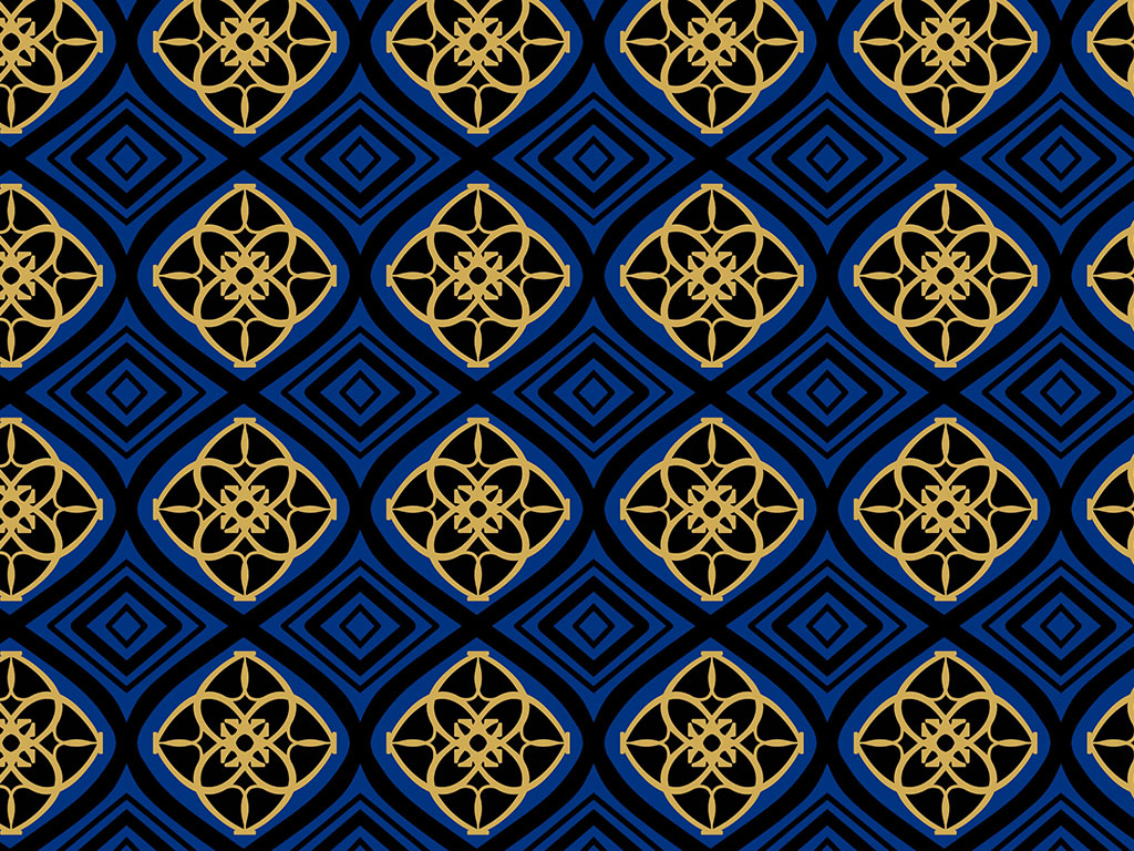 Rwraps™ Hidden Wonders Blue Art Deco Vinyl Wrap | Art Deco Print Car ...