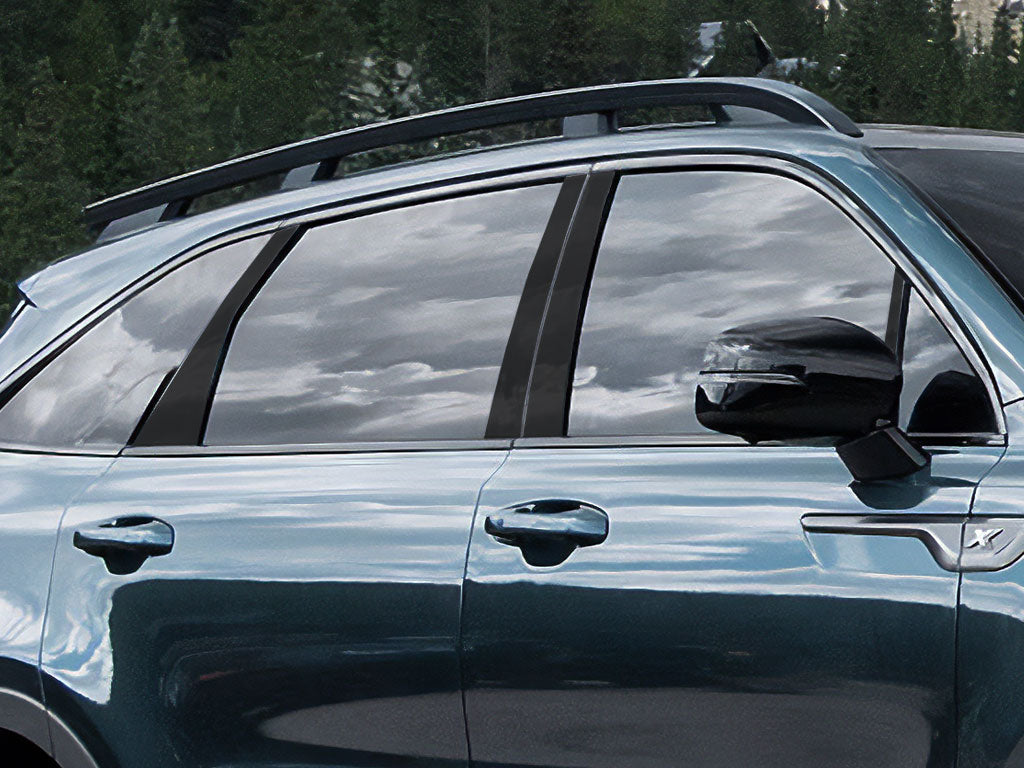 Kia Sorento 2022-2023 Matte Back Pillar Post Cover | DIY Flat Black ...
