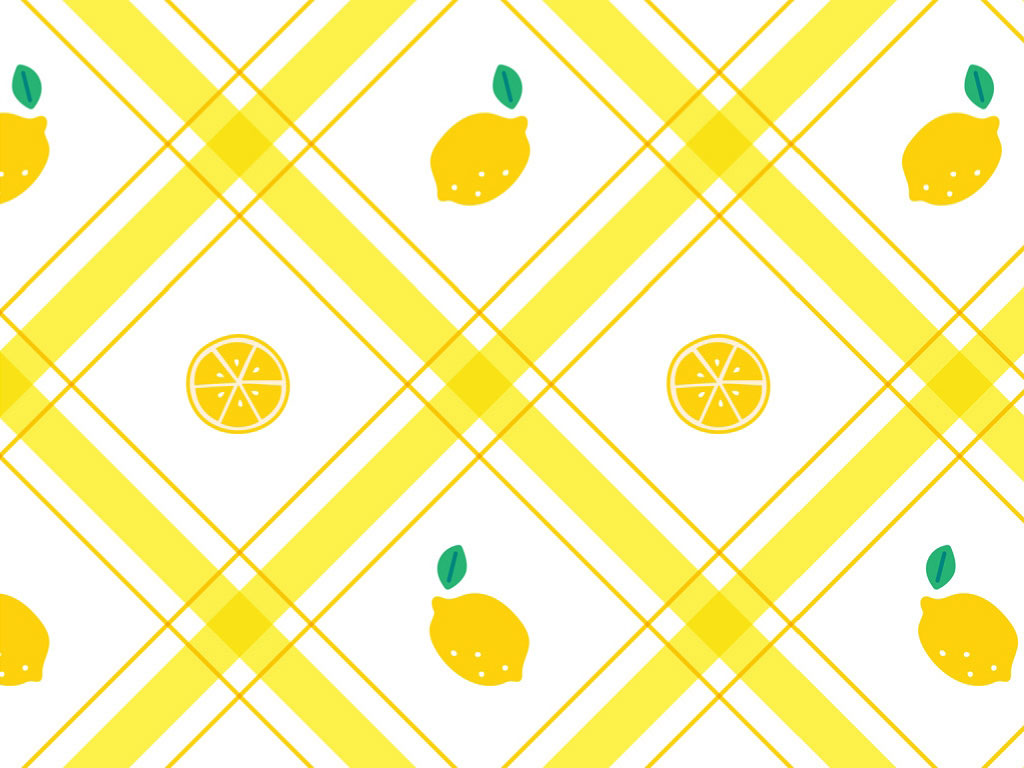 Rwraps™ Lemony Plaid Lemon Vinyl Wrap | Fruit Print Car Wrap Film – Rvinyl