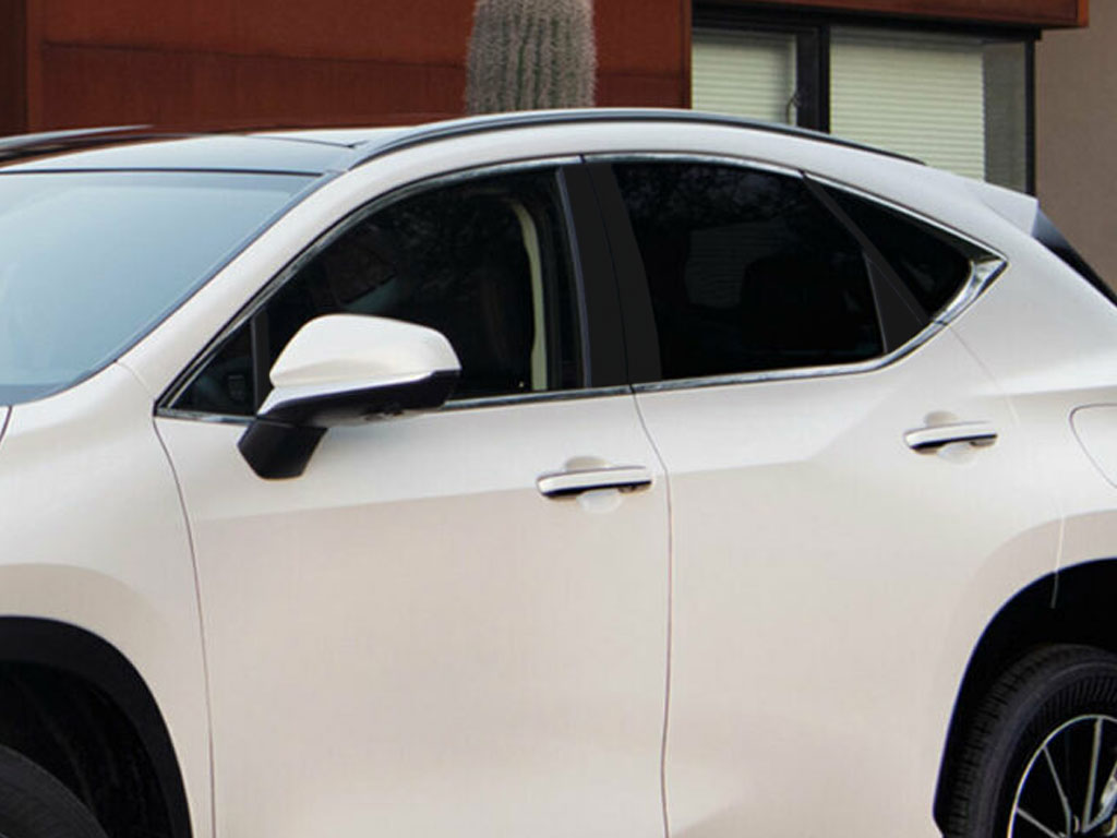 Lexus NX 2022-2024 Matte Back Pillar Post Cover | DIY Flat Black Door ...