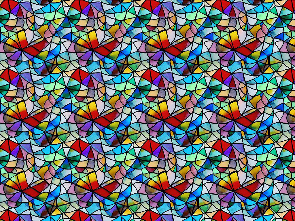 Rwraps™ Lily Pads Stained Glass Vinyl Wrap | Stained Glass Print Car ...