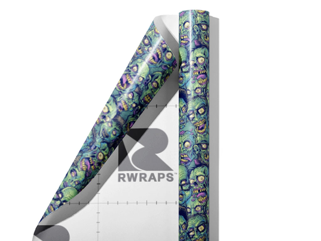 Rwraps™ Livor Mortis Zombie Vinyl Wrap | Zombie Print Car Wrap Film ...