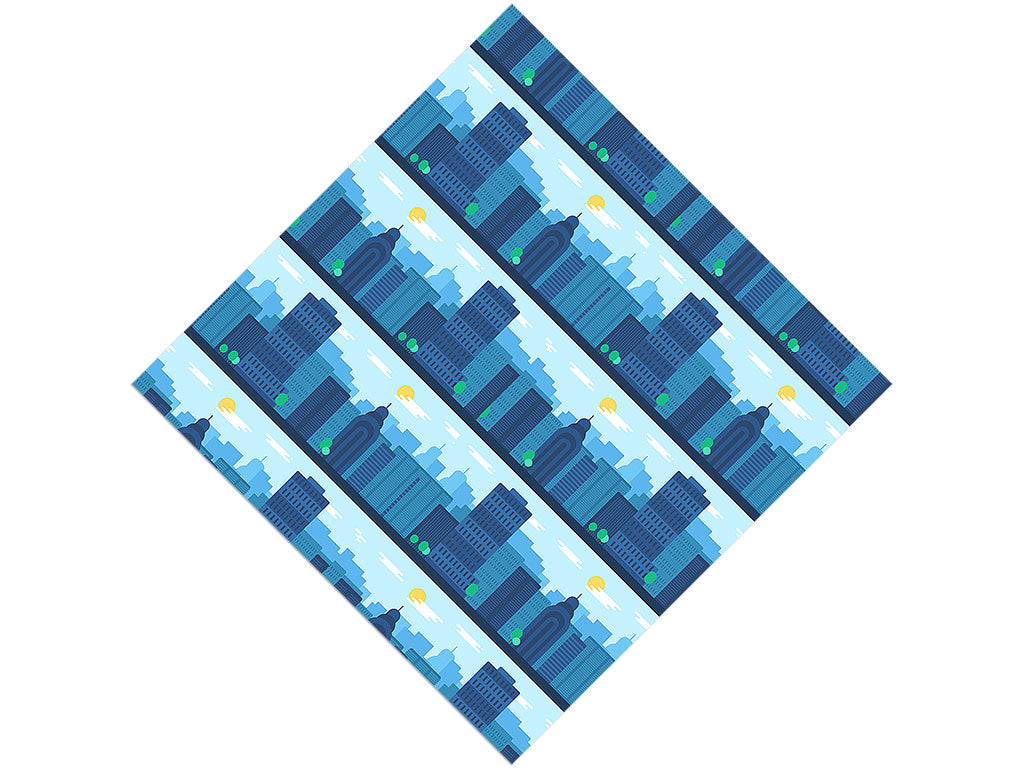 Rcraft™ Misty Metropolis Urban Cityscape Craft Vinyl | Cityscape Craft ...