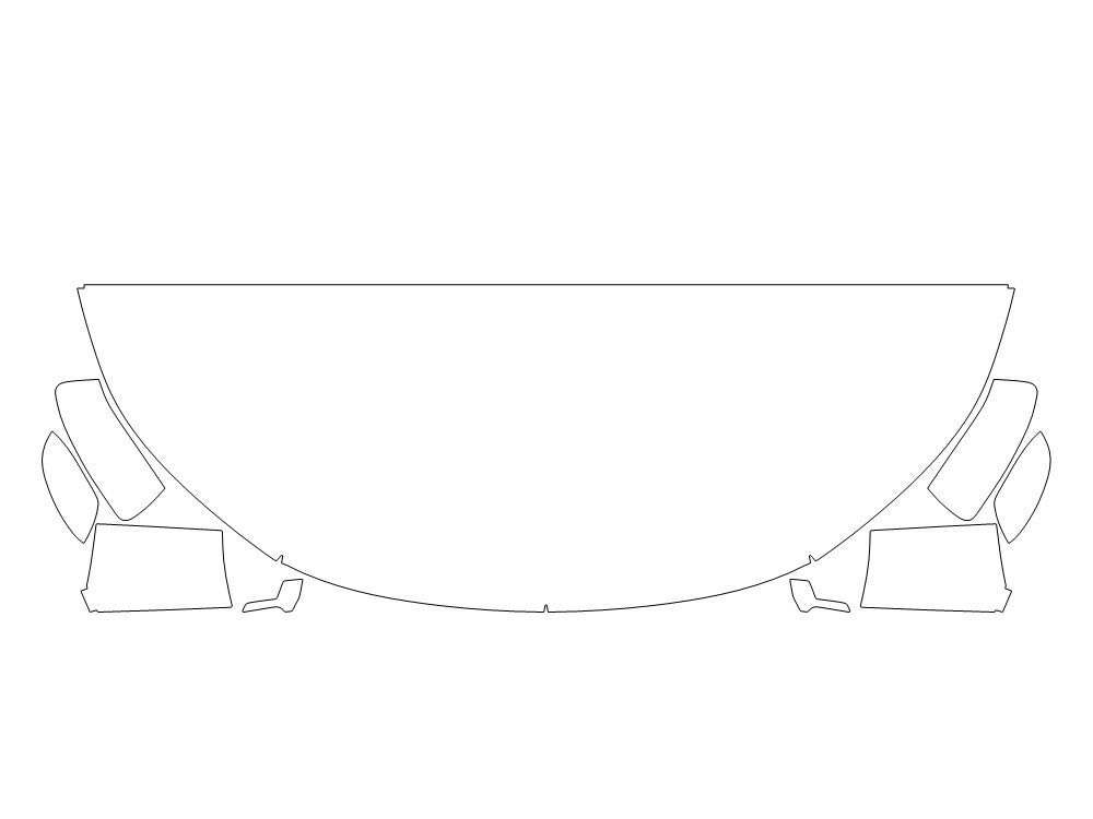Avery Dennison™ Mitsubishi Outlander 2021-2024 Hood Precut PPF | Clear ...