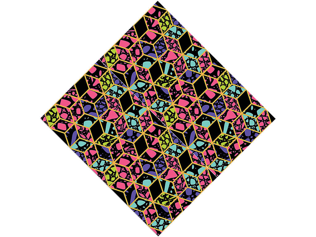 Rcraft™ Neon Cube Terrazzo Tile Craft Vinyl | Tile Craft Sheets & Rolls ...
