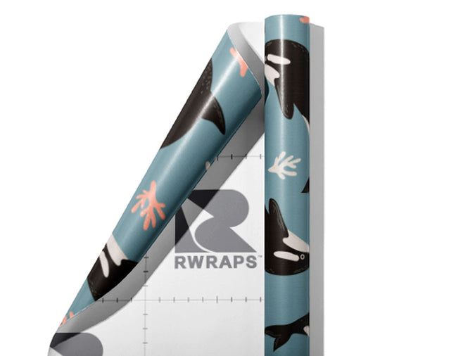 Rwraps™ Noble Orcas Whale Vinyl Wrap | Print Car Wrap Film – Rvinyl