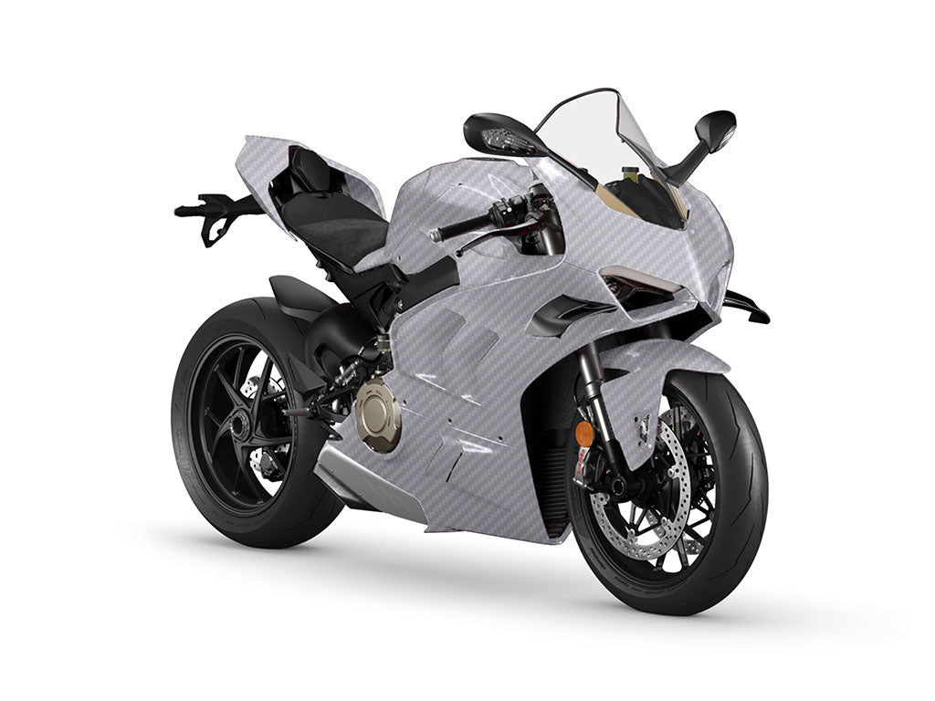 ORACAL® 975 Carbon Fiber Silver Gray Motorcycle Wraps | Bike Wraps – Rvinyl