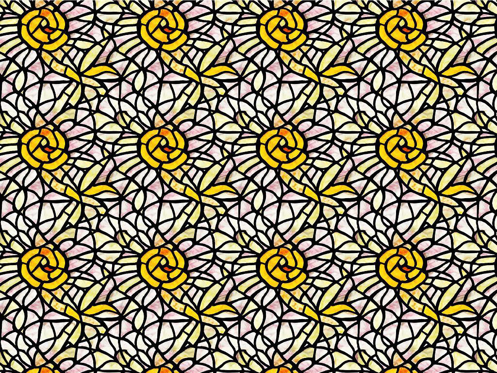 Rwraps™ Pale Sunshine Stained Glass Vinyl Wrap | Stained Glass Print ...