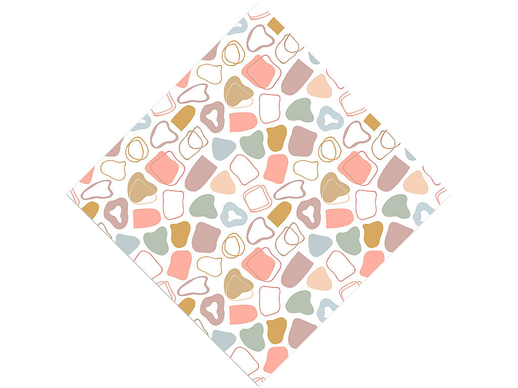 Rcraft™ Peachy Abstract Cobblestone Craft Vinyl | Cobblestone Craft ...