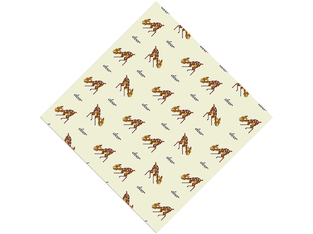 Rcraft™ Pixel Faun Deer Craft Vinyl | Animal Craft Sheets & Rolls – Rvinyl