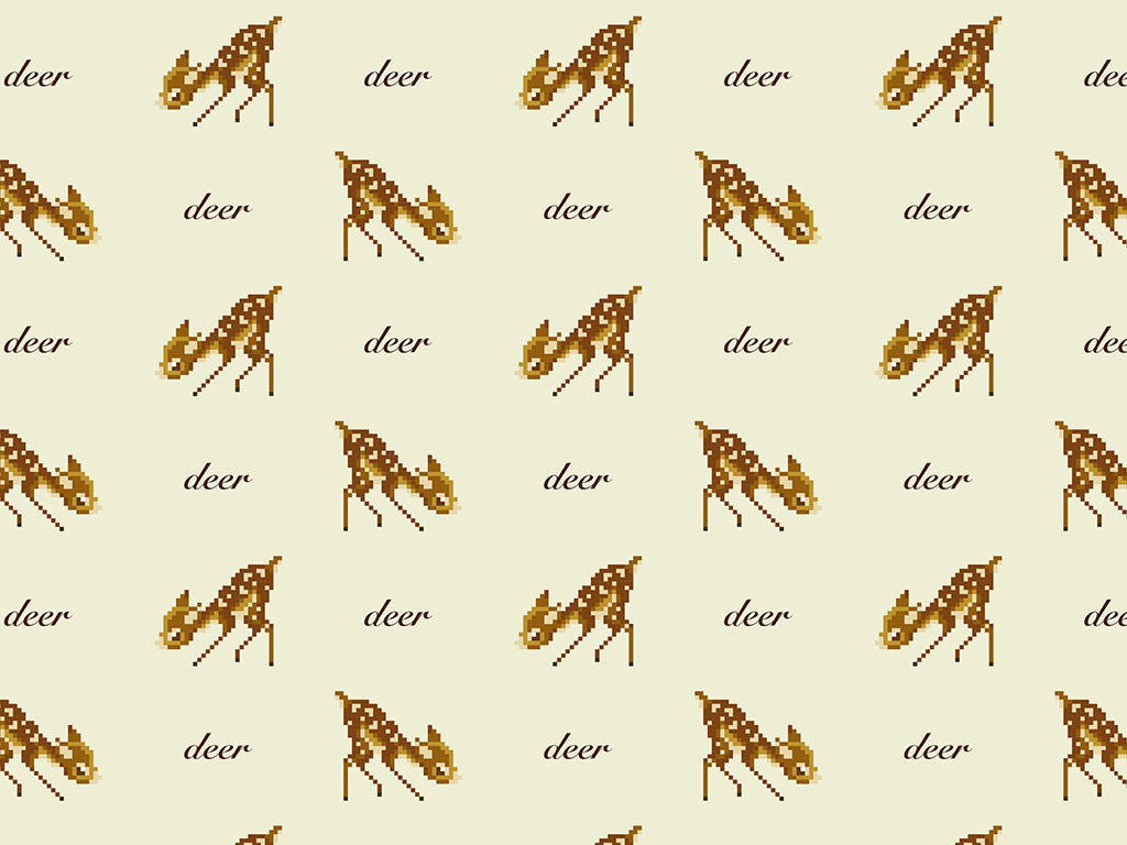 Rwraps™ Pixel Faun Deer Vinyl Wrap | Animal Print Car Wrap Film – Rvinyl