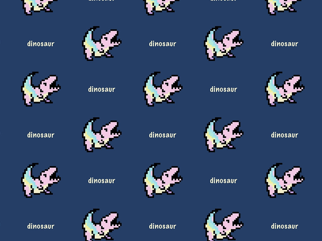 Rwraps™ Pixel Rex Dinosaur Vinyl Wrap | Dinosaur Print Car Wrap Film ...