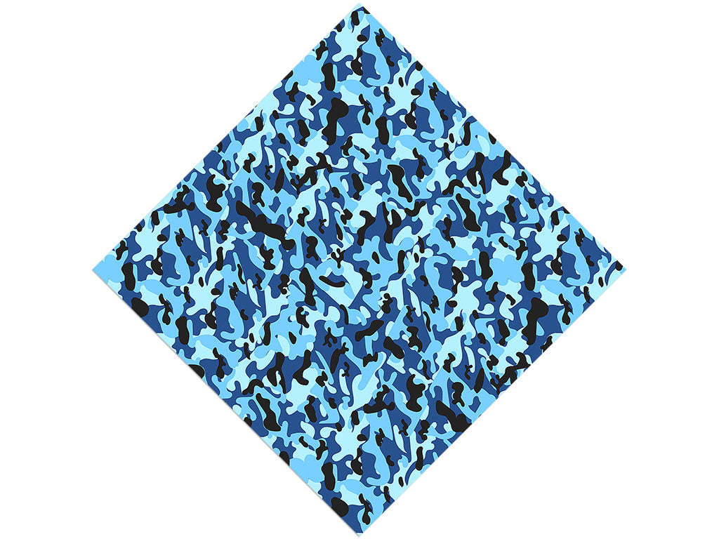 Rcraft™ Police Strobe Blue Camouflage Craft Vinyl | Camo Craft Sheets ...