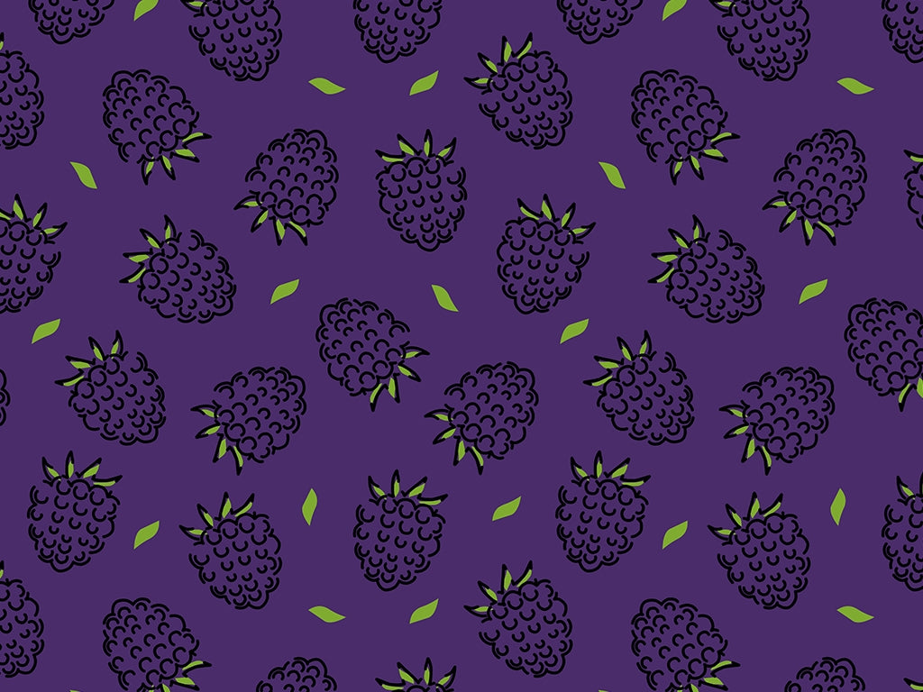 Rwraps™ Prime Jan Blackberry Vinyl Wrap | Fruit Print Car Wrap Film ...