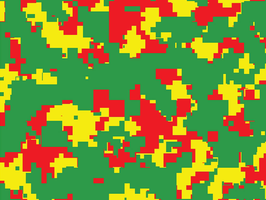 Rwraps™ Rasta Camo Green Pixel Vinyl Wrap | Pixel Print Car Wrap Film ...