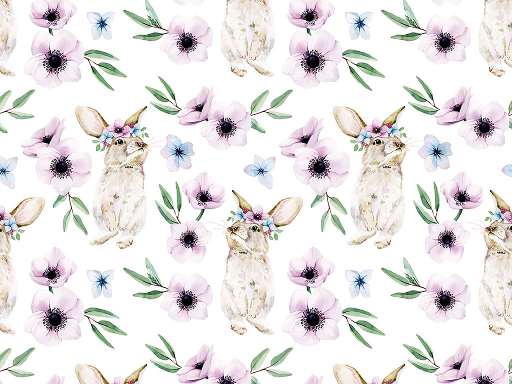 Rwraps™ Royal Princess Rabbits Vinyl Wrap | Animal Print Car Wrap Film ...